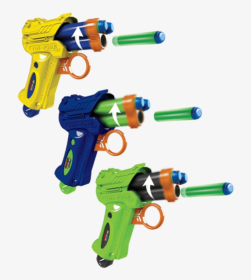 Dart Zone® Tri Fire Triple Shot 3 Pack - Dart Zone Covert Ops Dart Zone ...