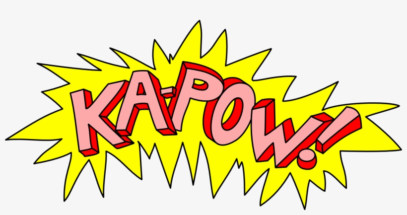 Explosion Clipart Kapow - Comic Book Sounds Png PNG Image | Transparent ...