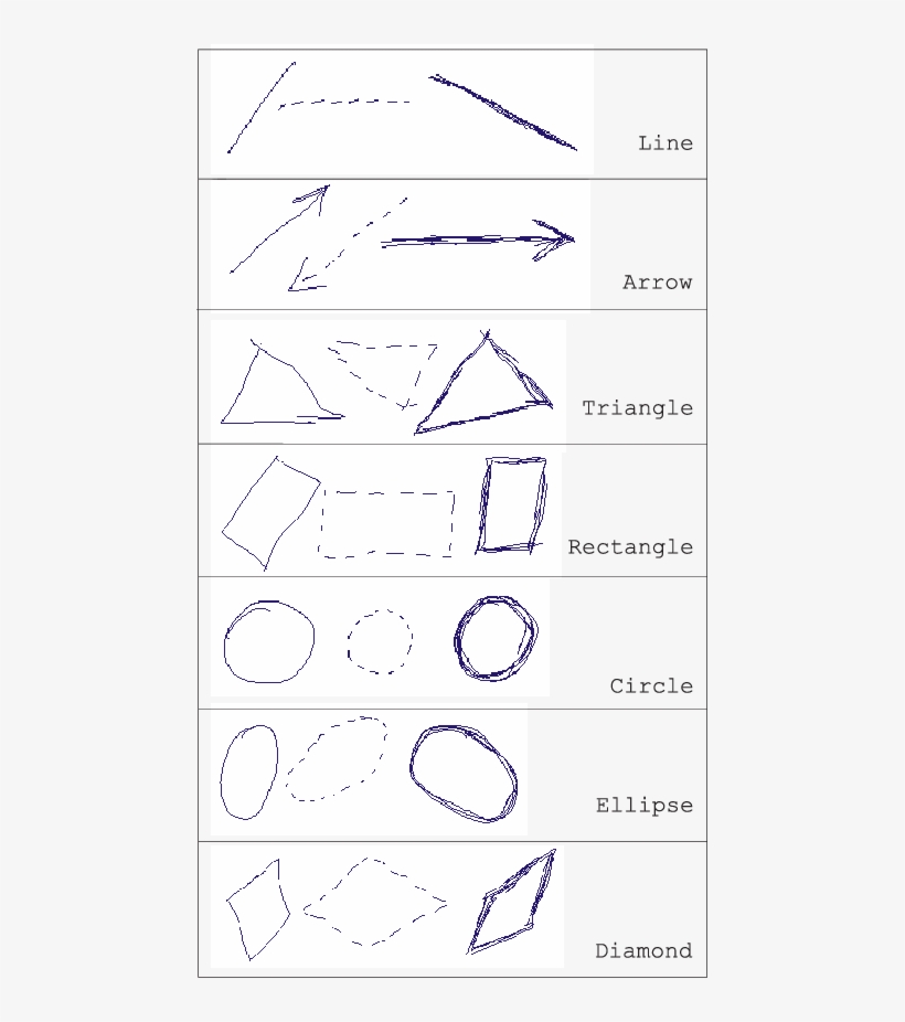 Multi-stroke Geometric Shapes - Drawing PNG Image | Transparent PNG ...