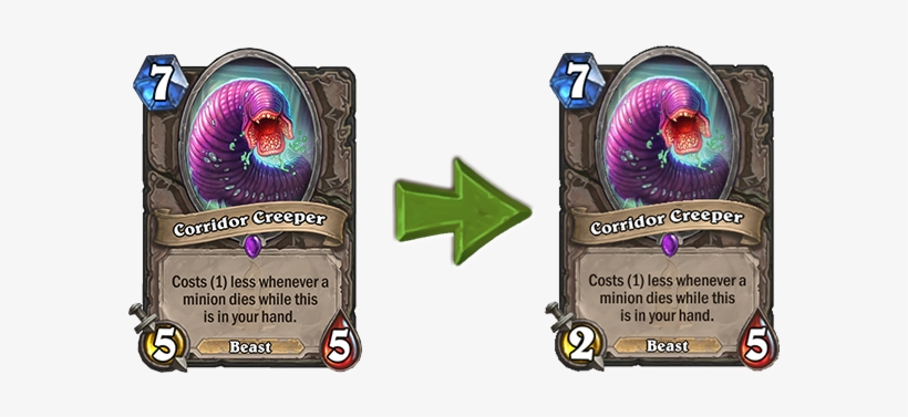 Card Nerf - Corridor Creeper - Card Discussion - Hearthstone - Corridor ...