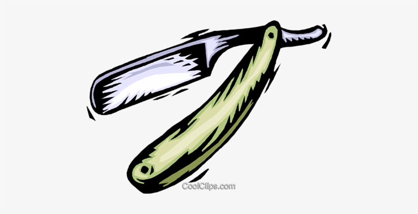 Old Fashioned Straight Razor Royalty Free Vector Clip - Clip Art PNG ...