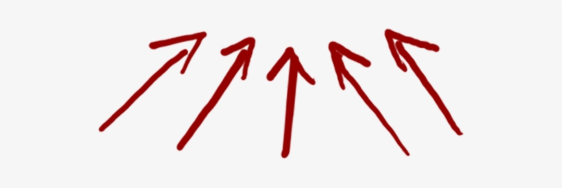 Drawn Arrow Single - Red Hand Drawn Arrows PNG Image | Transparent PNG ...