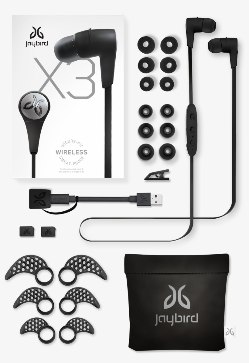 Jaybird X3 Bluetooth Headphones - Jaybird X3 Bluetooth Earphones - Alpha PNG Image | Transparent ...
