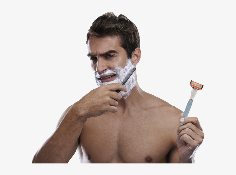 Razor Guy Straight Razor - Shaving Man Gillette PNG Image | Transparent ...