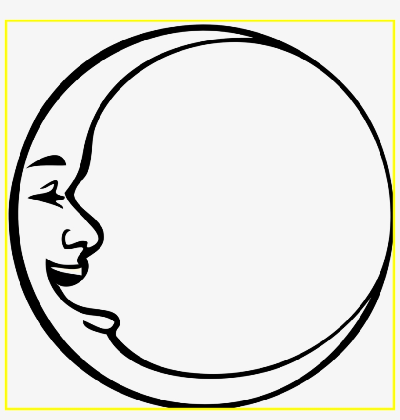 Best For U Triple Moon Symbol Outline - Crescent Moon Face Vector PNG ...