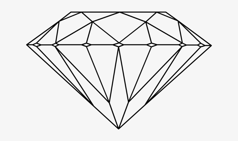 Diamond Outline Coloring Pages - Penobscot Narrows Bridge PNG Image ...