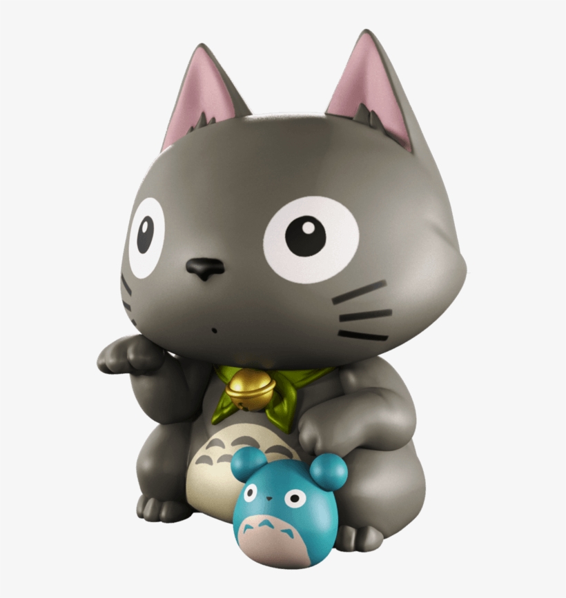 Toshi Neko- Nekoro By Clogtwo X Mighty Jaxx Totoro - Kid Robot PNG ...