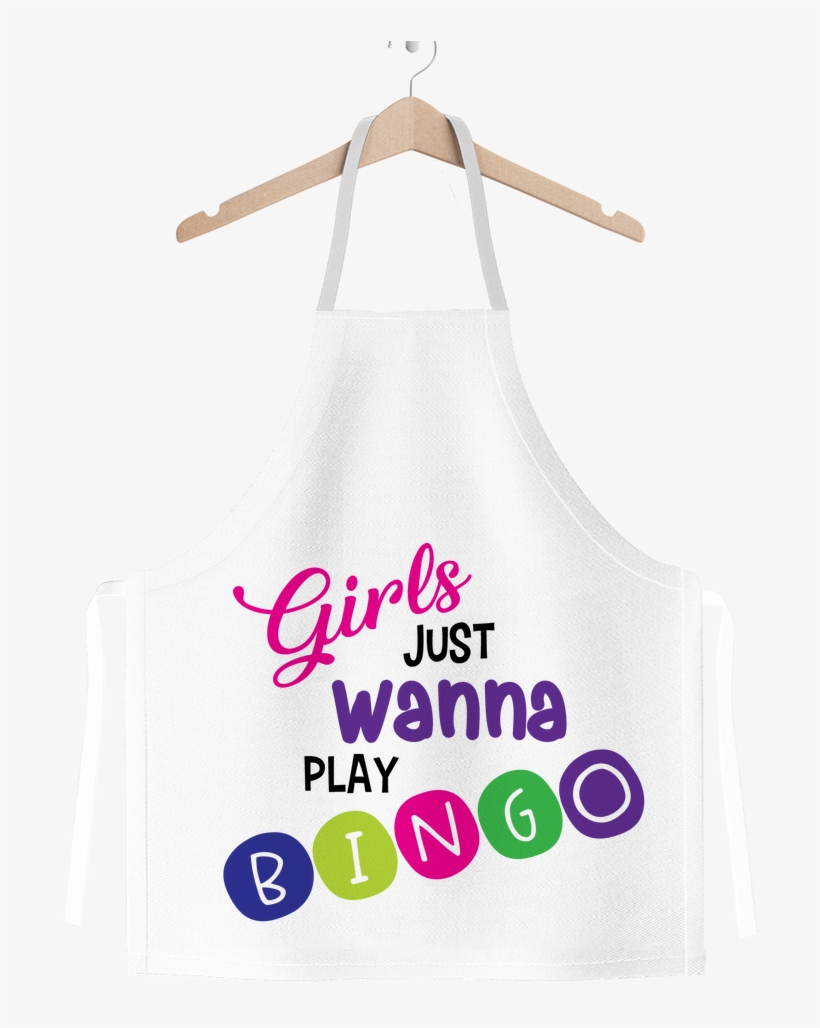 "girls Just Wanna Play Bingo" Apron - Active Tank PNG Image ...