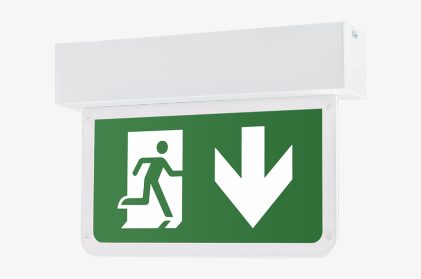 A Surface Mounted Led Exit Sign Compatible With Our - Fire Exit Signs ...