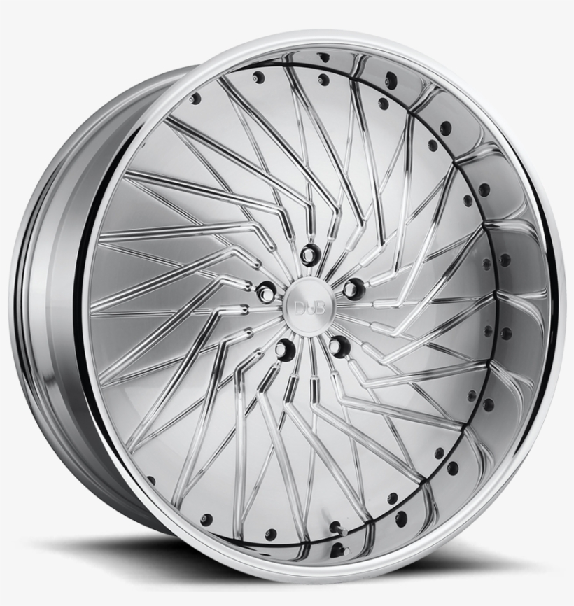 Outburst - X107 - Brushed Dub Rims PNG Image | Transparent PNG Free ...