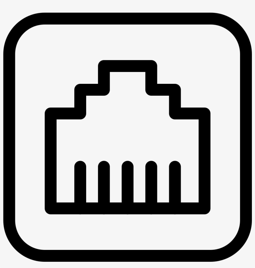 Download Wired Network Icon - Wired Network Symbol | Transparent PNG ...