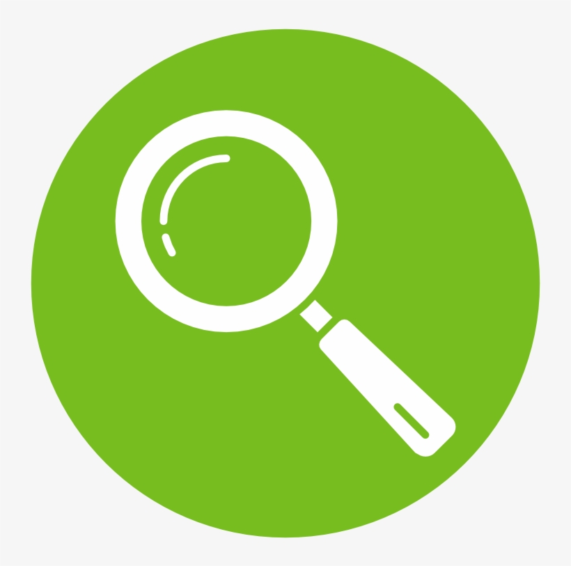 Dot Green Mag Glass - Inspections Icon PNG Image | Transparent PNG Free ...