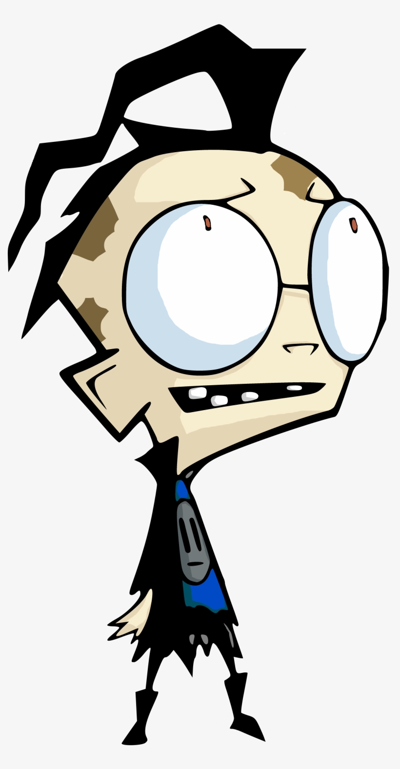 Teeth Clipart Robot - Invader Zim Dib Robot PNG Image | Transparent PNG ...