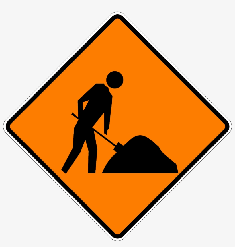 Download Road Works Ahead Pw03 2 01 - Clip Art Construction Signs ...
