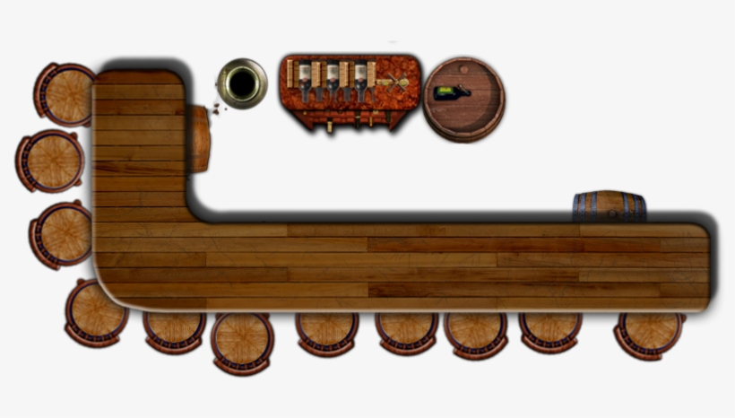 Download Dundjinni Mapping Software - Bar Top View Png | Transparent ...