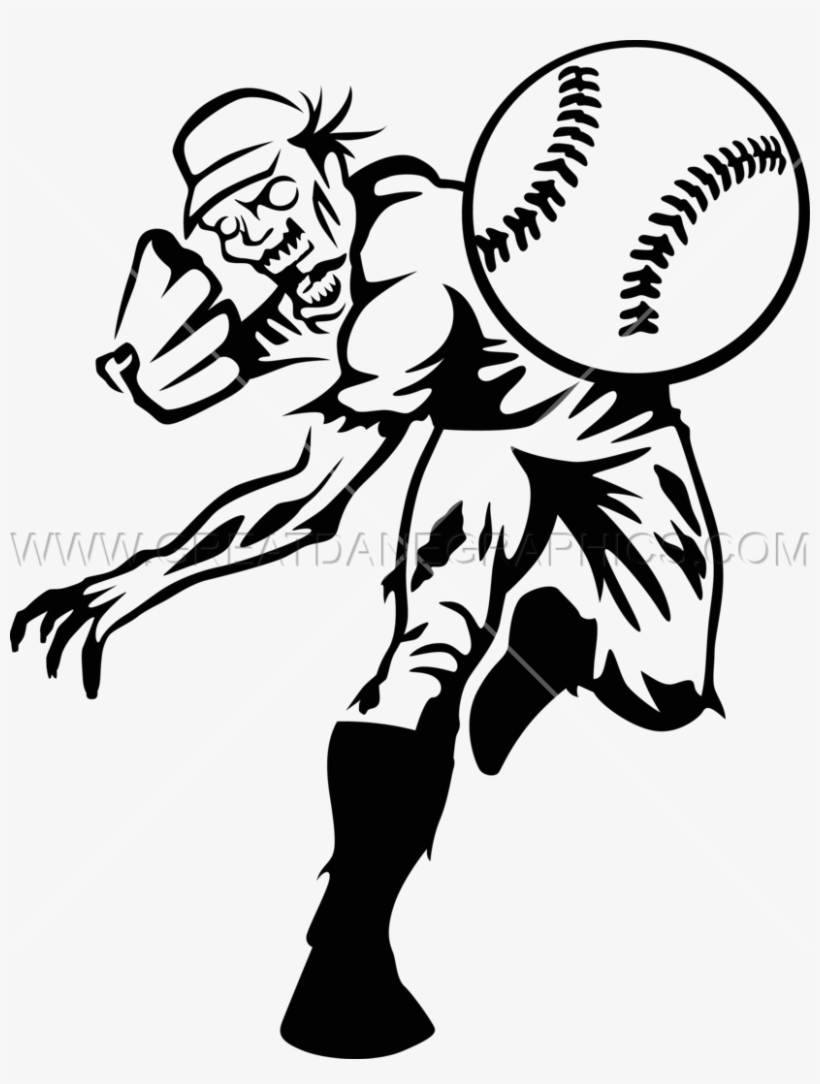 Download Zombie Baseball - Illustration | Transparent PNG Download ...