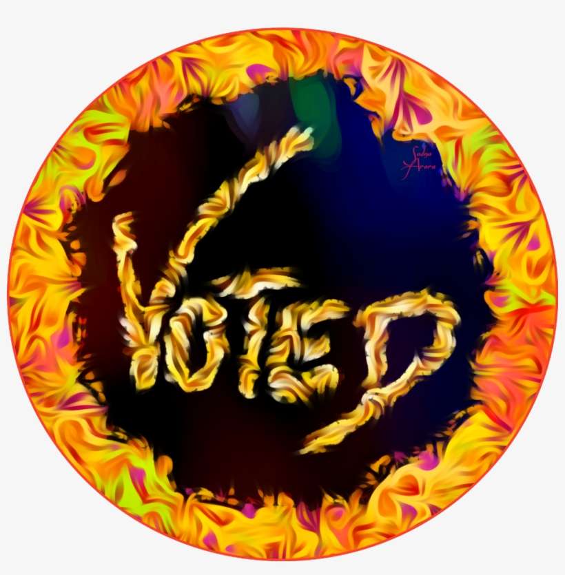 Voted Sticker - Circle PNG Image | Transparent PNG Free Download on SeekPNG