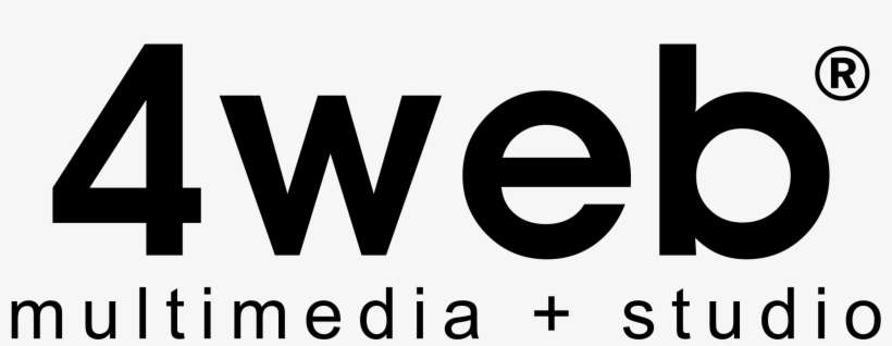 4web Mutimedia Studio Logo Png Transparent - Number Logo Design PNG ...
