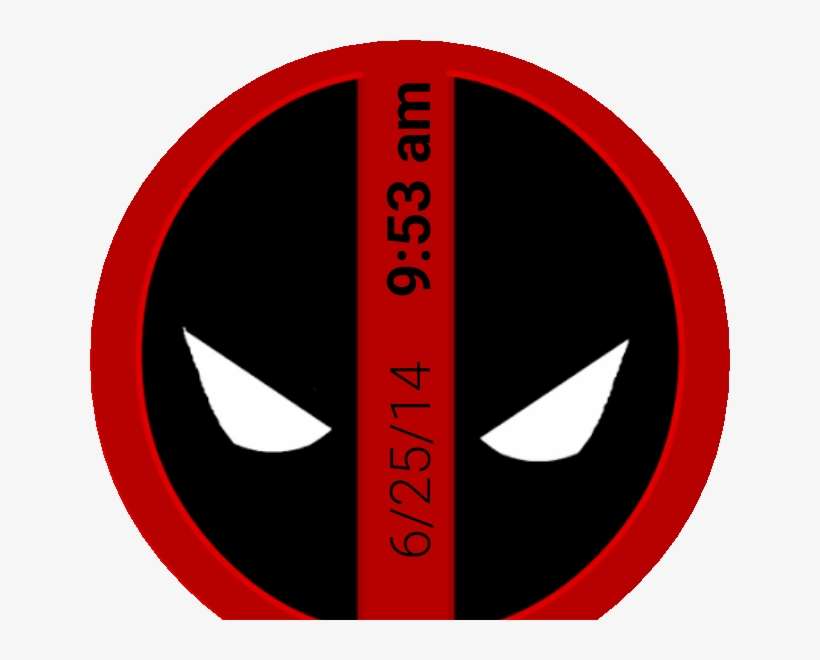 Deadpool Watch Face Preview PNG Image | Transparent PNG Free Download ...