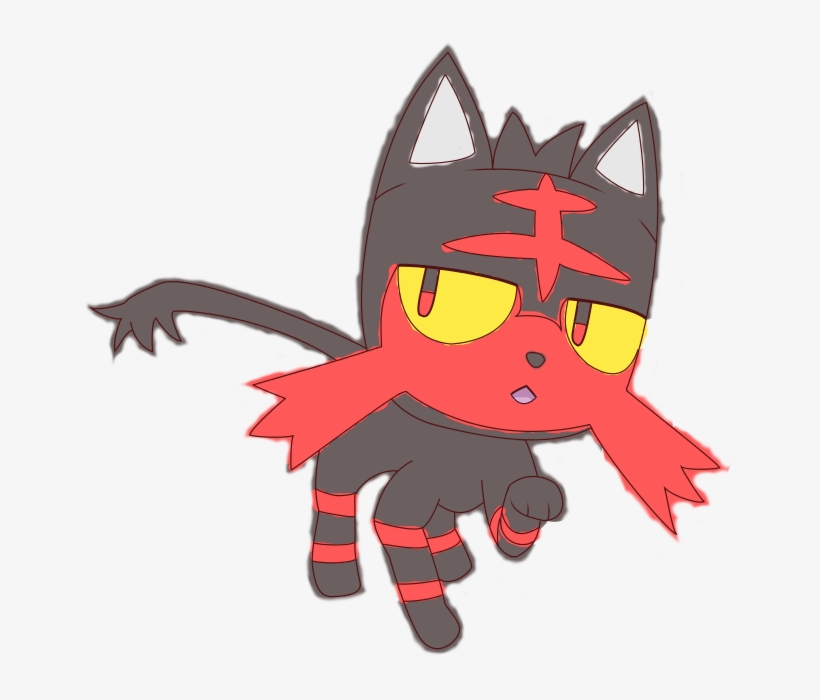 Download Litten Doodle - Cartoon | Transparent PNG Download | SeekPNG