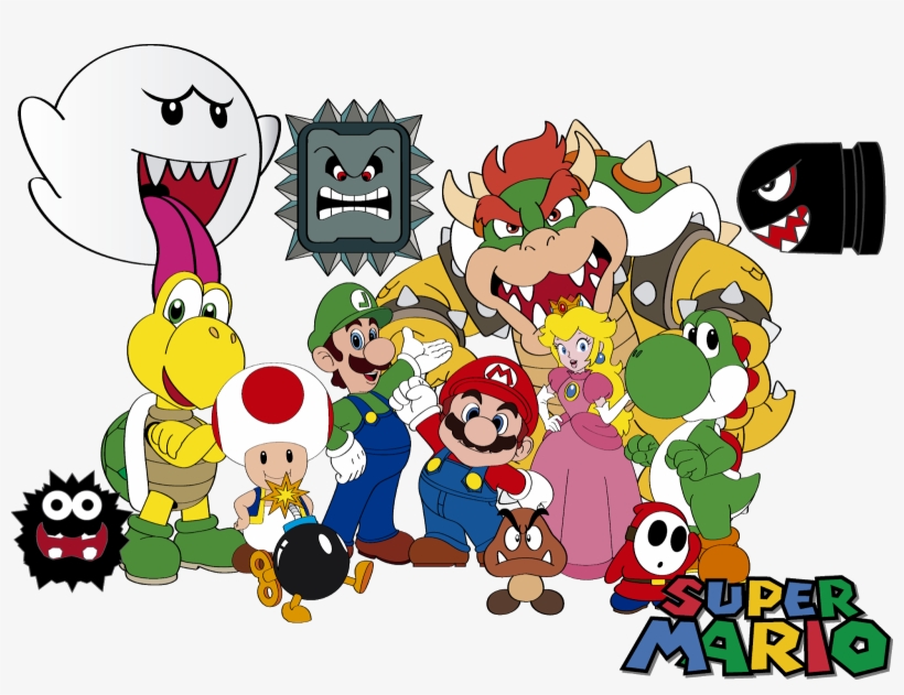 Download Super Mario World Vetor, Vetores Mario Luigi, Mario - Vector ...