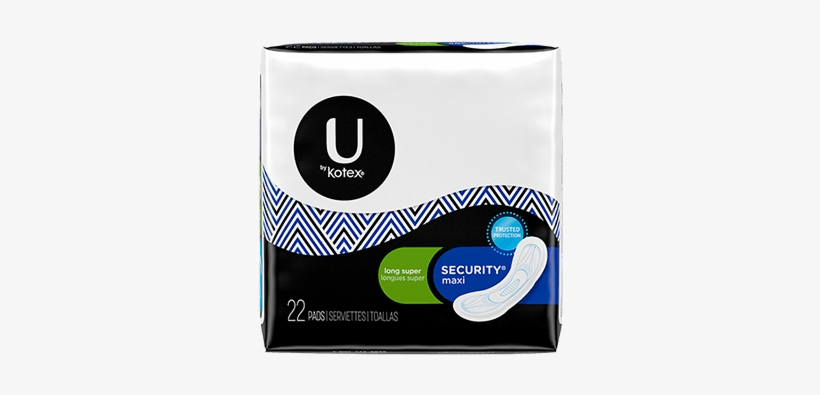 Security Maxi Pads Long Super Box - Graphic Design PNG Image ...