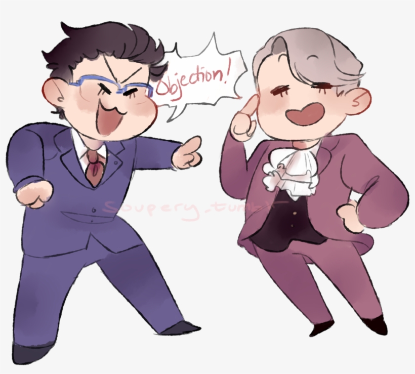 Ace Attorney Clipart Png - Yuri On Ice Ace Attorney PNG Image ...