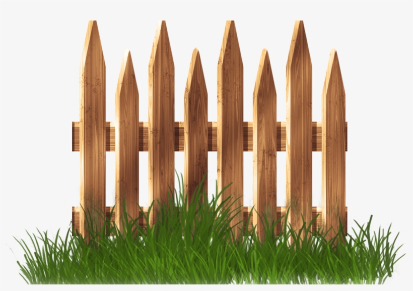 Fence Garden Border Clip Art - Brown Grass Png PNG Image | Transparent ...