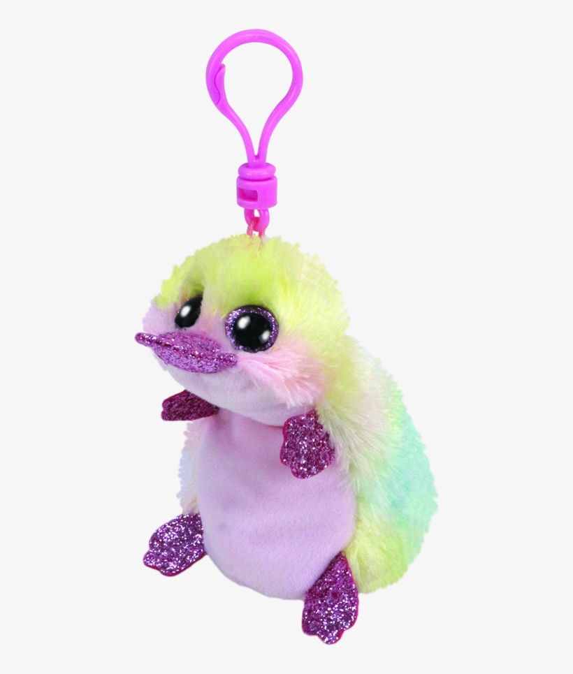 Petunia The Pastel Platypus Clip Beanie Boo - Ty Clips PNG Image ...