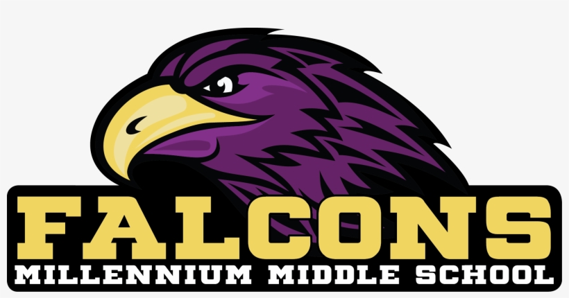 Falcon Clipart Millenium Falcon - Millennium Middle School Sanford Fl ...