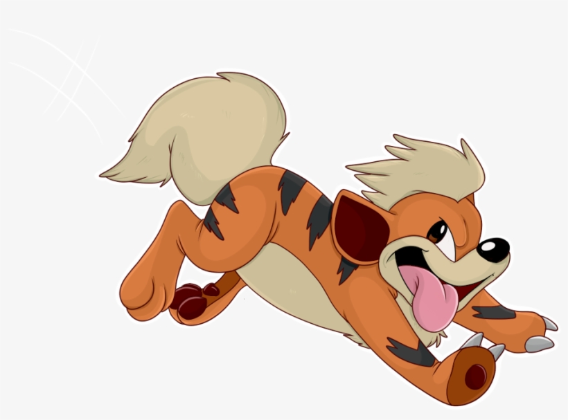 Growlithe Uses Take Down - Cartoon PNG Image | Transparent PNG Free ...