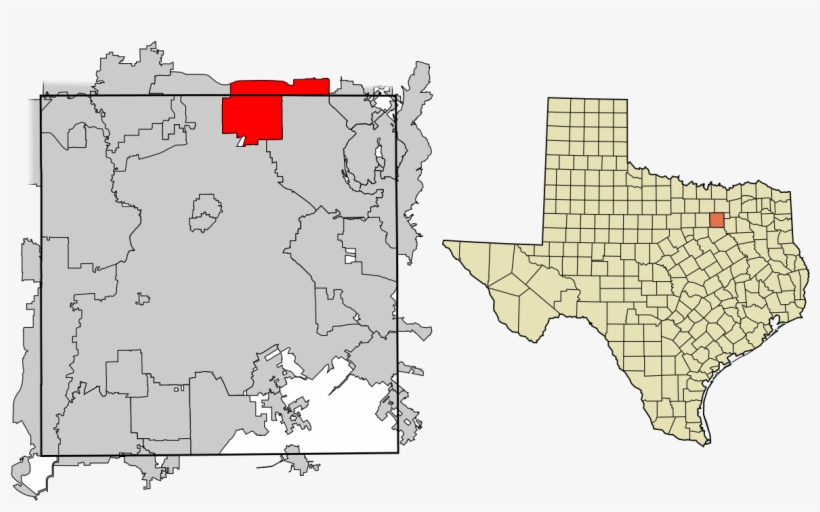 Richardson Texas Map - County Texas PNG Image | Transparent PNG Free ...