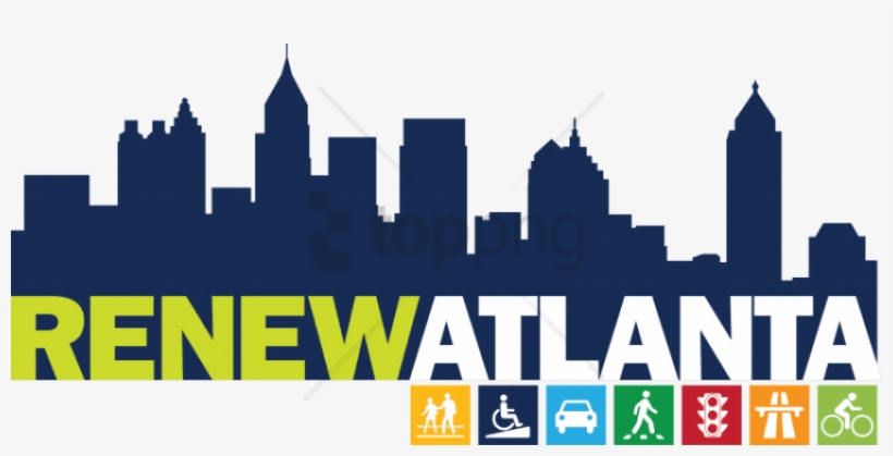 Free Png Atlanta Georgia Skyline 1 Canvas Png Image - Atlanta Skyline ...