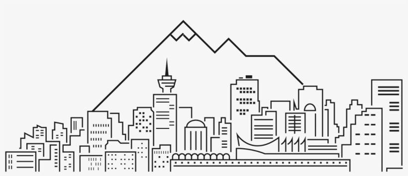 Vancouver Illustration - Line Art PNG Image | Transparent PNG Free ...