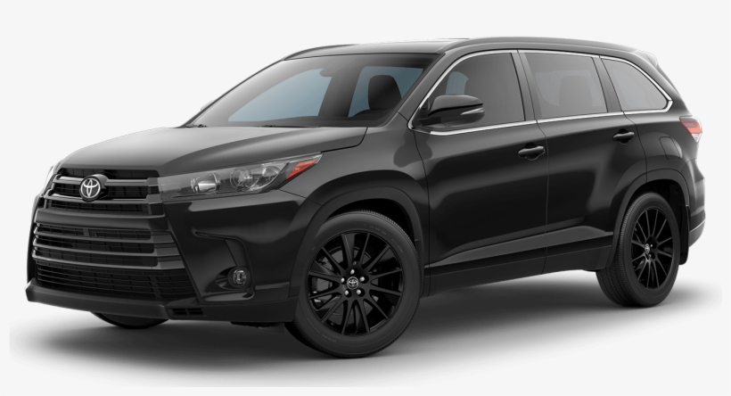 Toyota Highlander - 2018 Toyota Highlander Black PNG Image ...