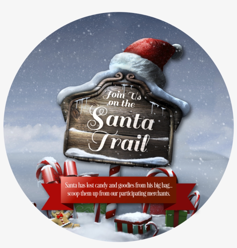 Santa Trail Complete Logo-01 - Oh Deer It's Christmas Time PNG Image ...