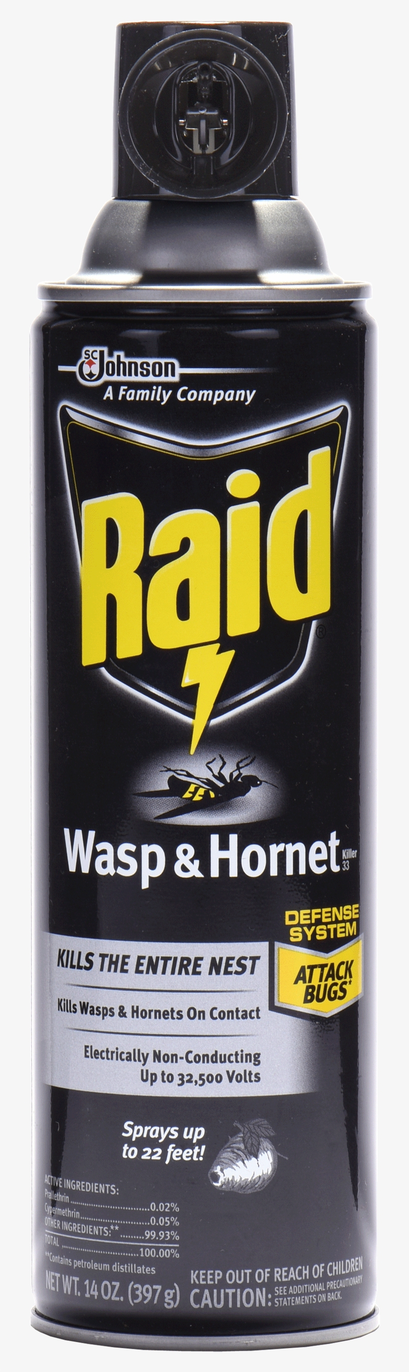 Raid® Wasp & Hornet Killer Allows You To Attack From - Johnson Wax ...