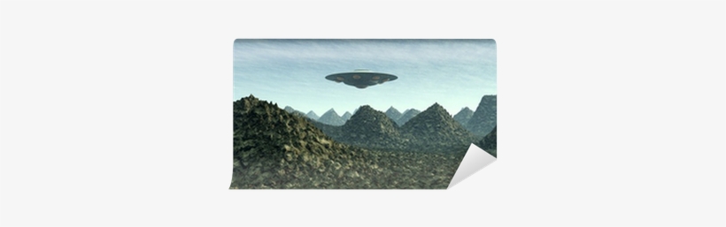 Download Alien Planet With Alien Spaceship Wall Mural • Pixers ...