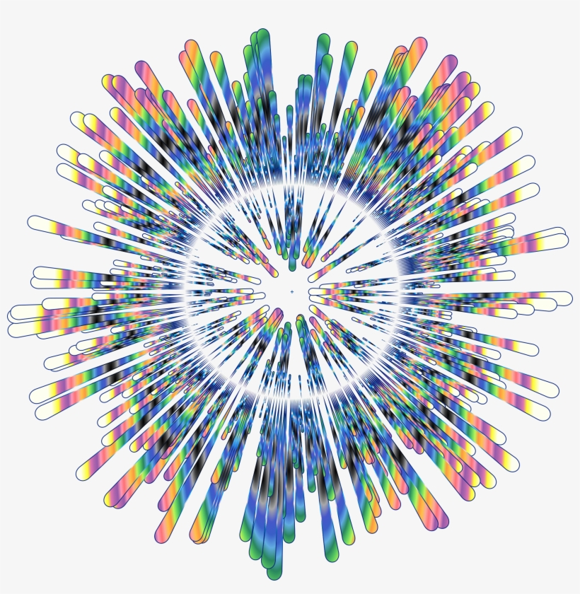 Rainbow Explosion No Background PNG Image | Transparent PNG Free ...