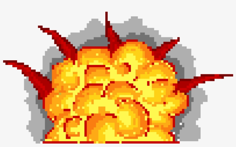 Explosion - Explosion Pixel PNG Image | Transparent PNG Free Download ...