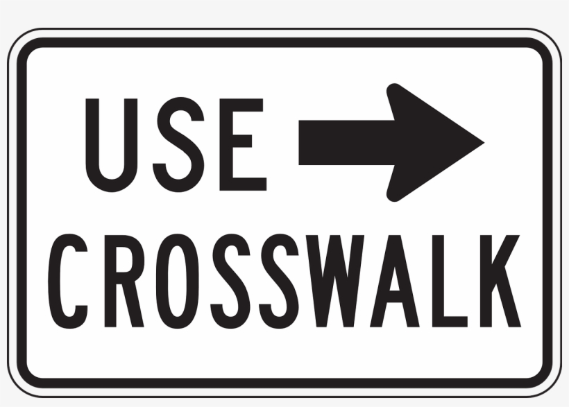 Small - Use Crosswalk Sign PNG Image | Transparent PNG Free Download on ...