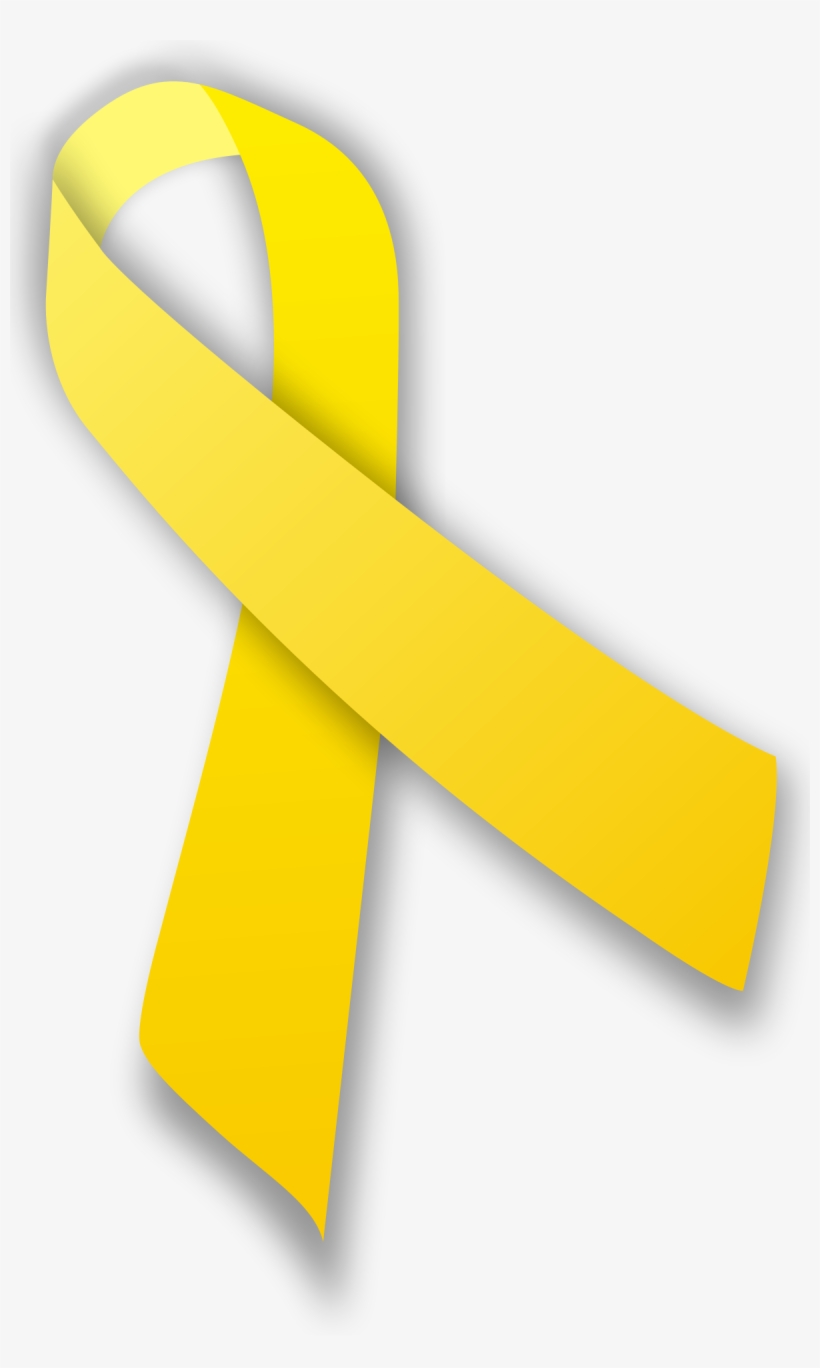 Yellow Awareness Ribbon Png PNG Image | Transparent PNG Free Download ...