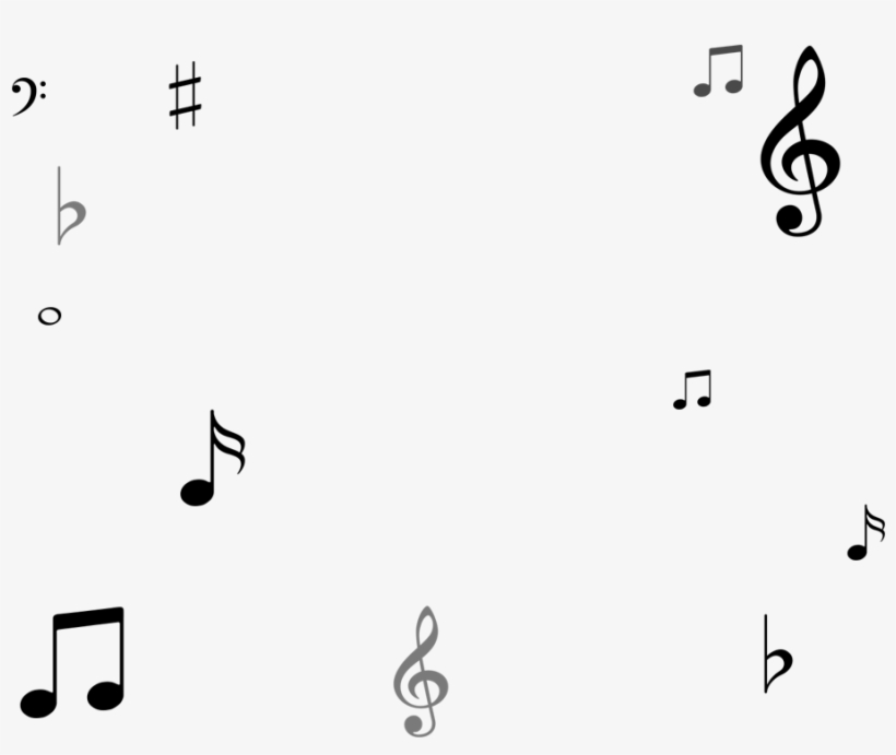 Mm Header Musicnotes - Monochrome PNG Image | Transparent PNG Free ...