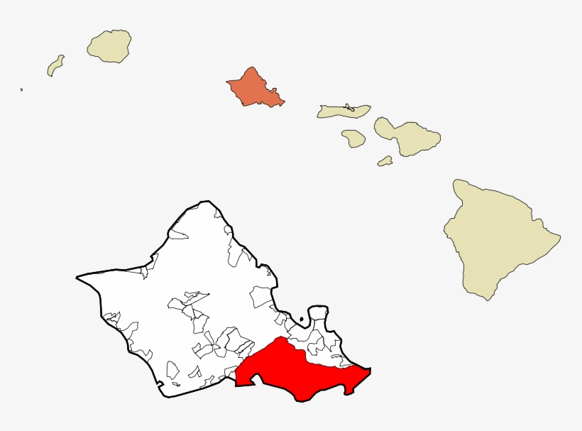800px-honolulu County Hawaii Incorporated And Unincorporated - Honolulu ...