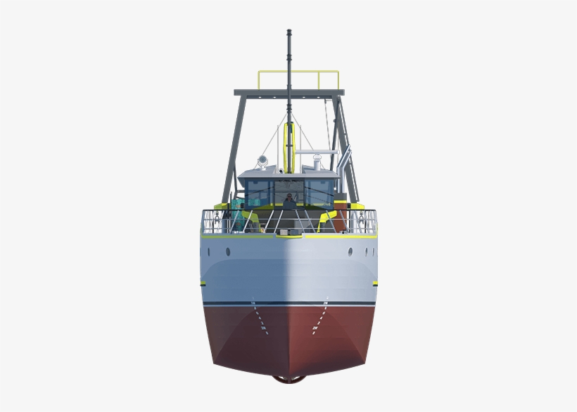 Sea Fisher - Trawler Front View PNG Image | Transparent PNG Free ...