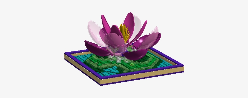 Water Lily - Lego Lily Flower Set PNG Image | Transparent PNG Free ...