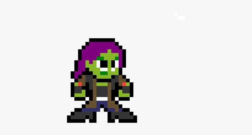 Gamora - 8 Bit Marvel PNG Image | Transparent PNG Free Download on SeekPNG
