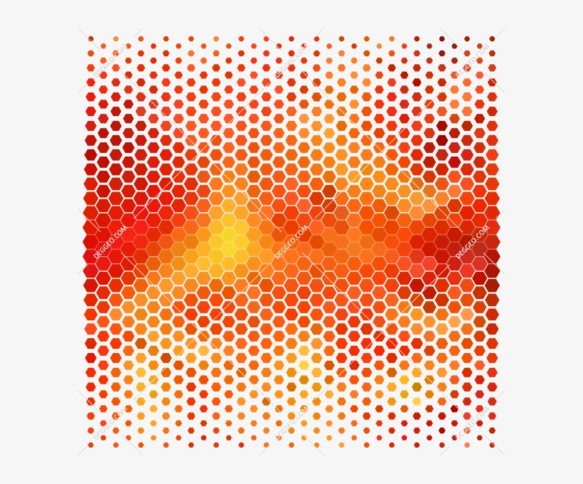 Halftone Dotted Hexa Degrade Neon Pink Pizazz - Dot Gradient ...