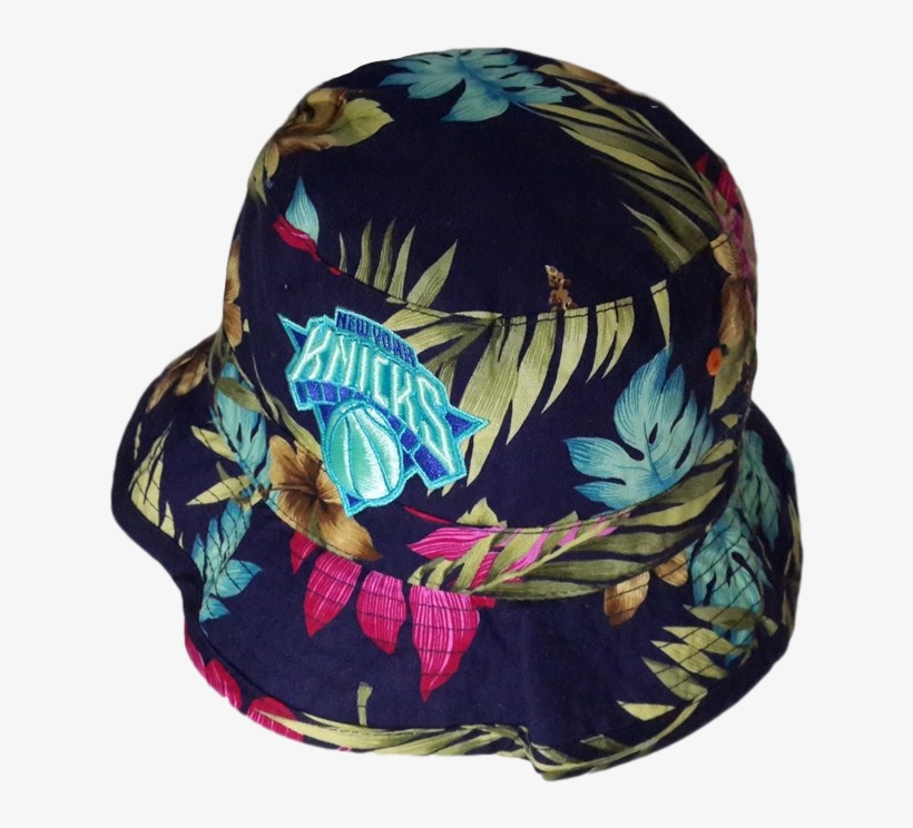 Mitchell And Ness Knicks Bucket Hat - Baseball Cap PNG Image ...