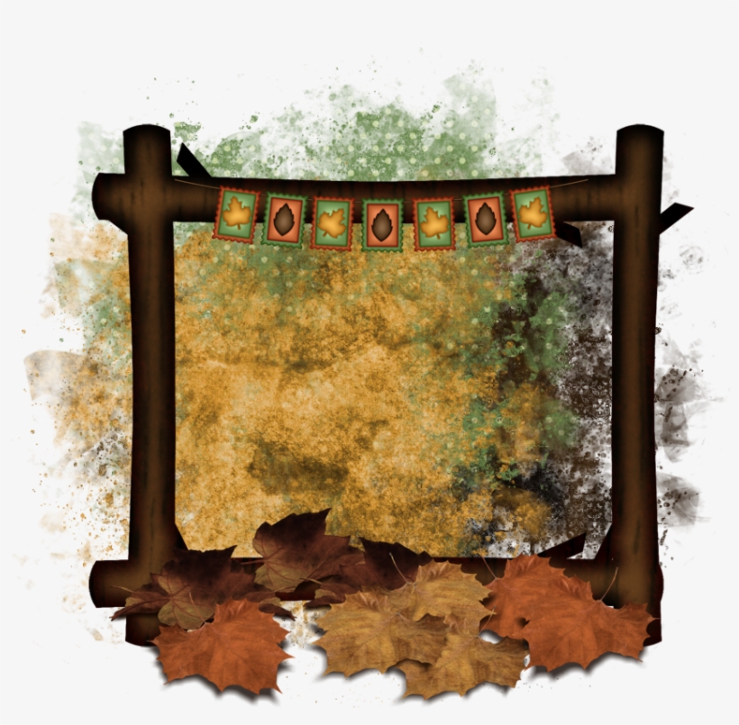 Download Autumn - Zombie Graphics - Picture Frame | Transparent PNG ...